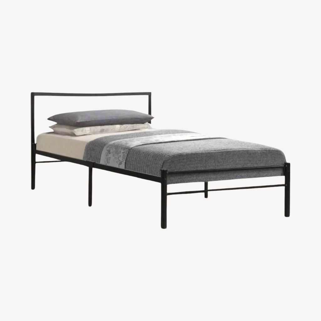 Glint Metallic Platform Bed – Black (Single, Double & Queen) – Cosmic ...