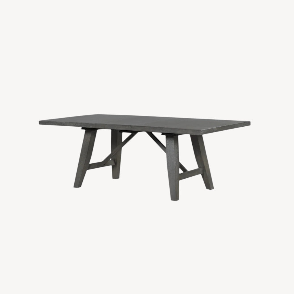 Axen Wooden Dining Table With 18" Extension Leaf - Grey
